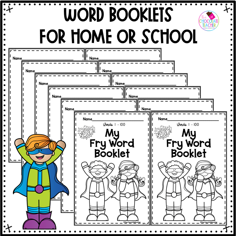 Sight Word Practice - Games - Worksheets - Fry Words 1-100 | Made By ...