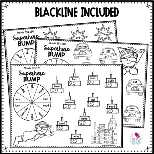 Sight Word Game - Practice - Bump Games - Fry Words 101-200 | Made By ...