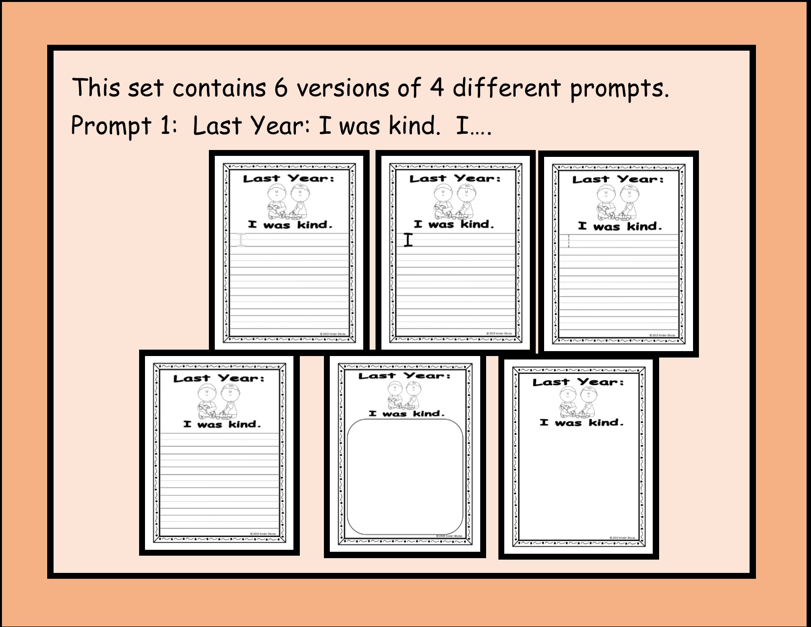 Last Year Writing Prompts | Made By Teachers