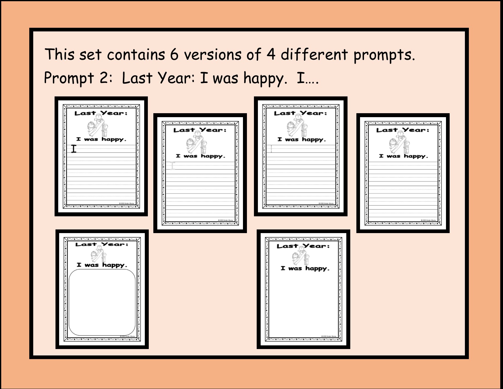 Last Year Writing Prompts | Made By Teachers