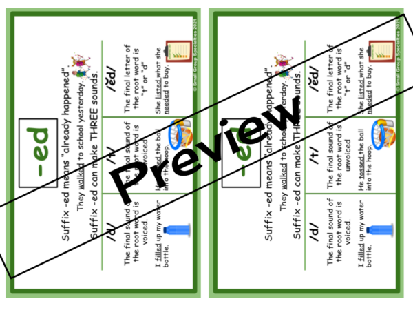 The Three Sounds of Suffix -ed Sorting Activities | Made By Teachers