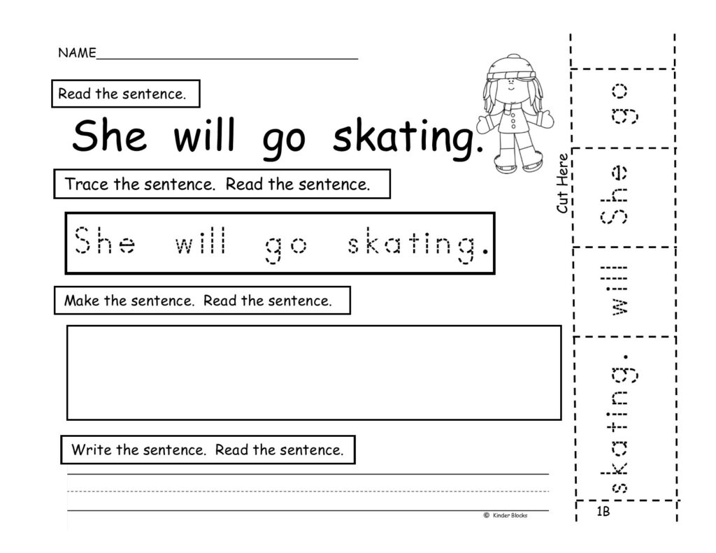 Sentence Building - Winter Edition | Made By Teachers