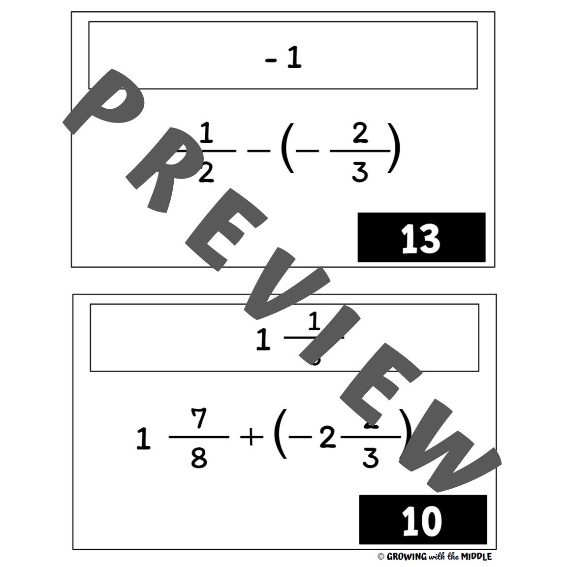 Adding and Subtracting Rational Numbers Scavenger Hunt | Made By Teachers