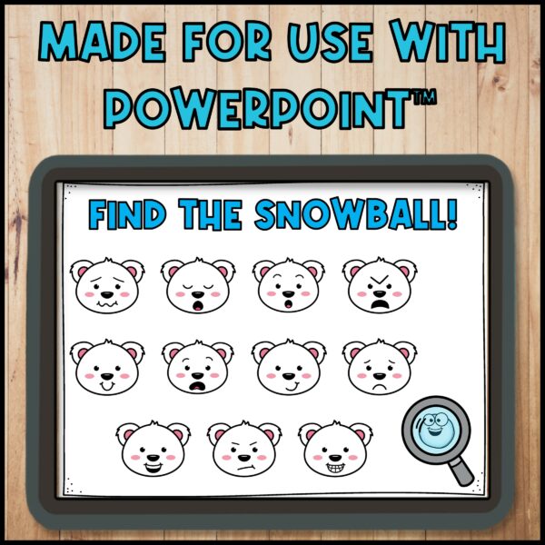Digital Hide & Seek | Find the Snowball | Winter Social Emotional ...