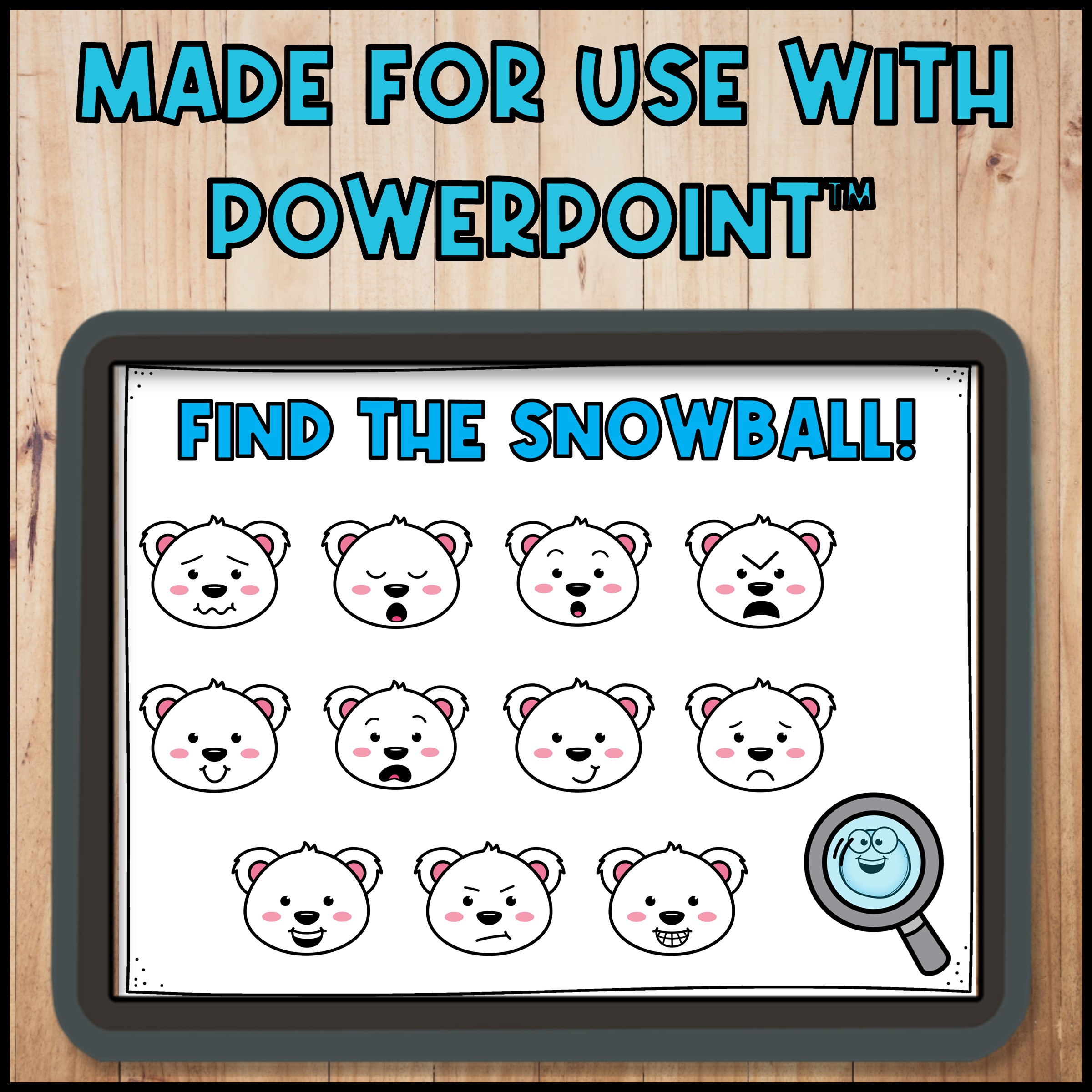 Digital Hide & Seek | Find the Snowball | Winter Social Emotional ...