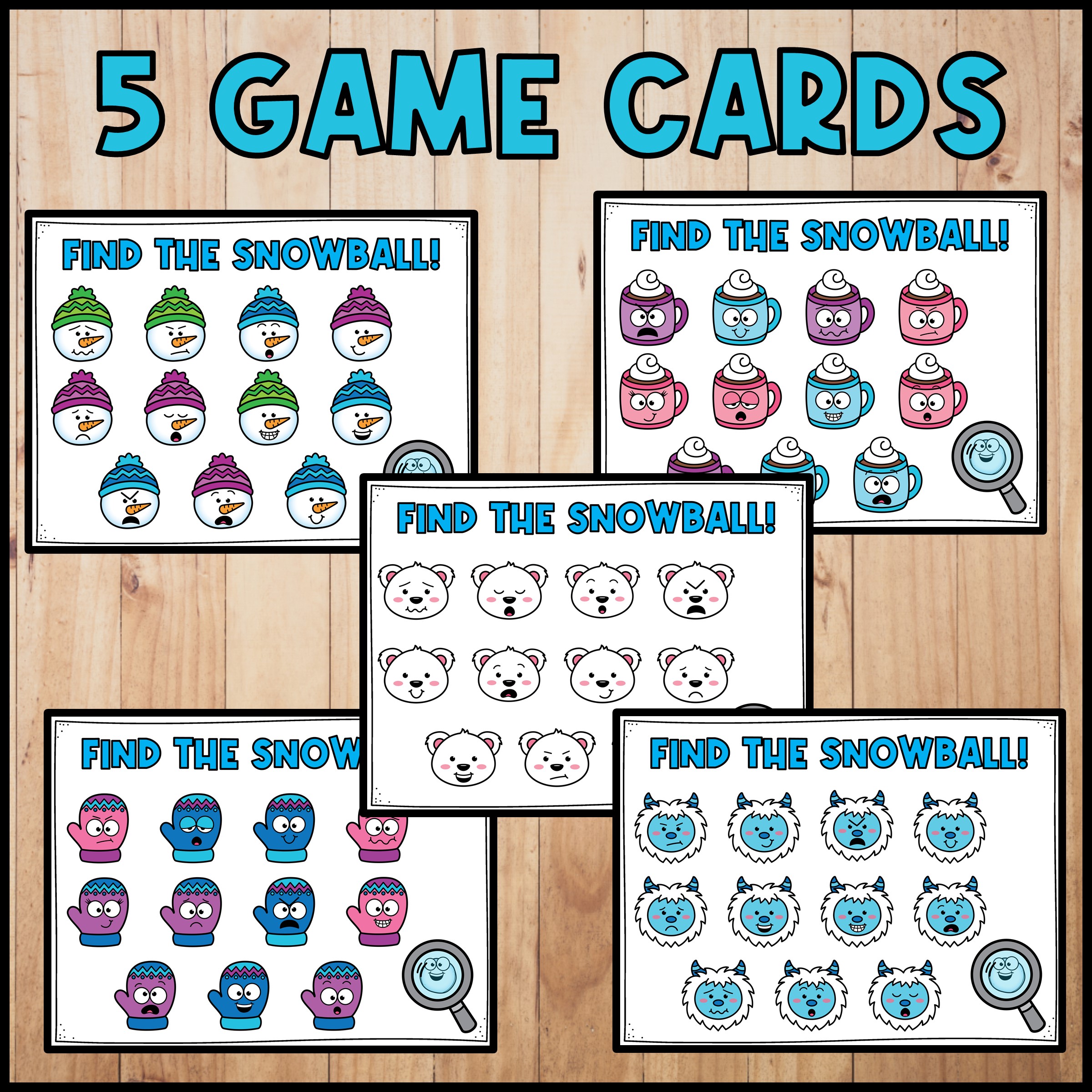 Digital Hide & Seek | Find the Snowball | Winter Social Emotional ...