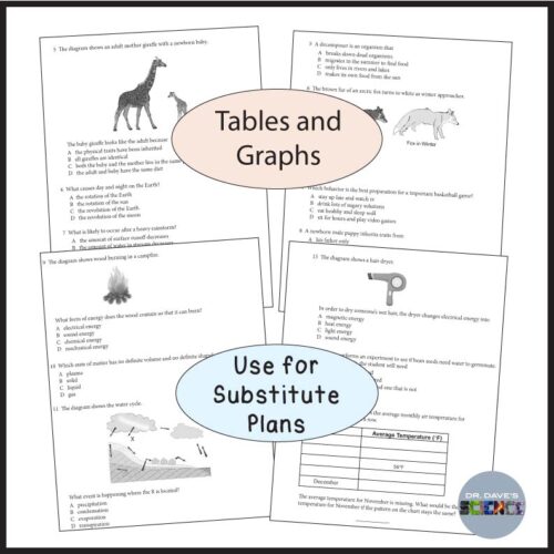 5th Grade Science NGSS Test Prep and Independent Study Review Practice ...