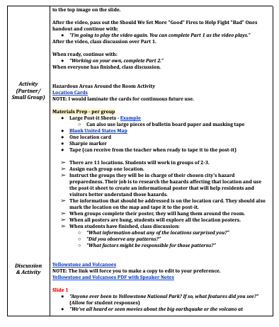 6th Science Lesson Forecasting Natural Hazards OAS 6.ESS3.2 NGSS MS ...