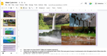 6th Science Lesson Water Cycle OAS 6.ESS2.4 NGSS MS-ESS2-4 | Made By ...