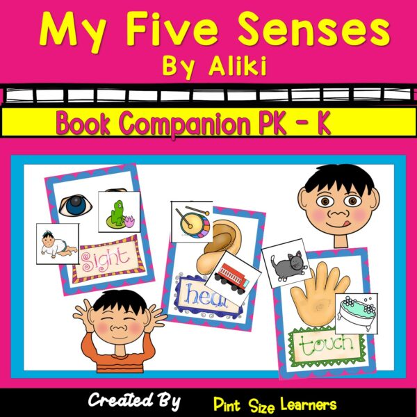Five Senses Book Study Unit and Lesson Plans | 5 Senses Worksheets and ...