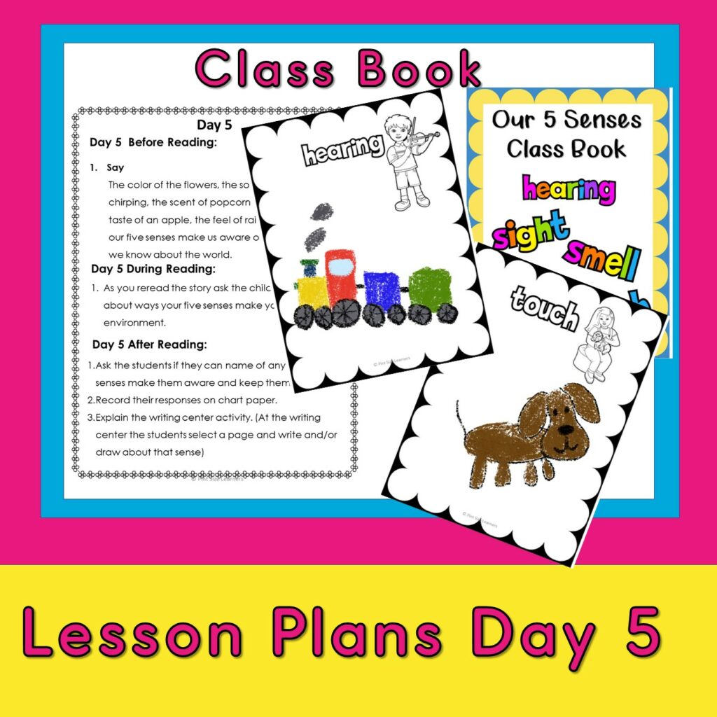Five Senses Book Study Unit and Lesson Plans | 5 Senses Worksheets and ...