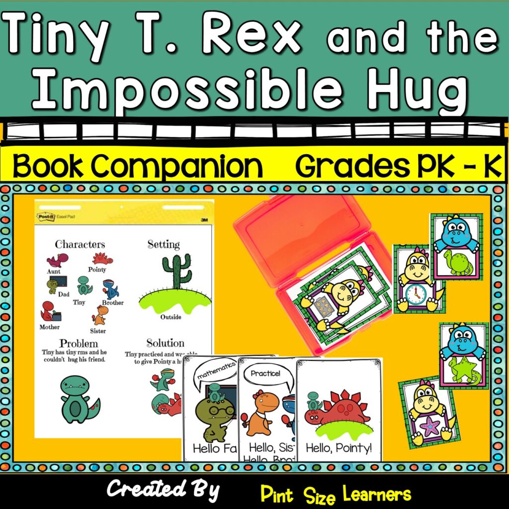 Tiny T. Rex and the Impossible Hug | Book Study Unit for PreK and K ...