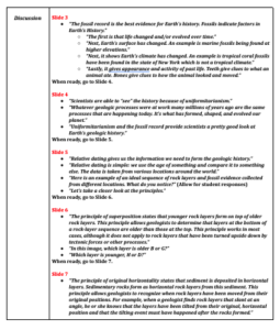 6th Science Lesson Earth's Geologic History OAS 6.ESS1.4 NGSS MS-ESS1-4 ...