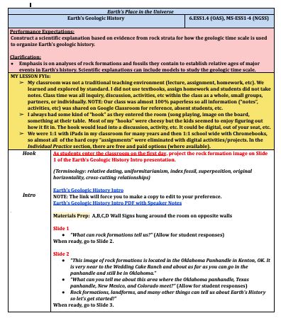6th Earth Science Lesson Plans Bundle OAS NGSS | Made By Teachers