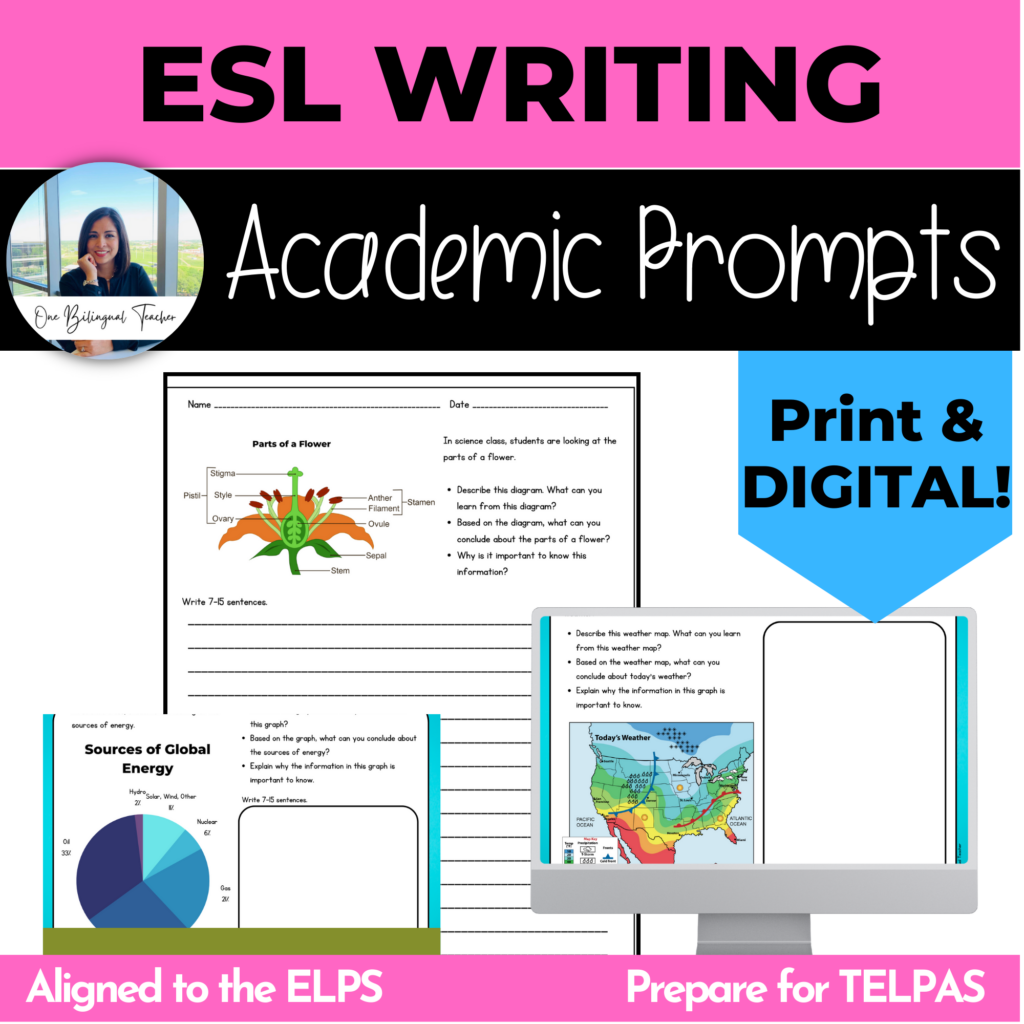 ESL Test Prep Academic Writing Prompts | Made By Teachers