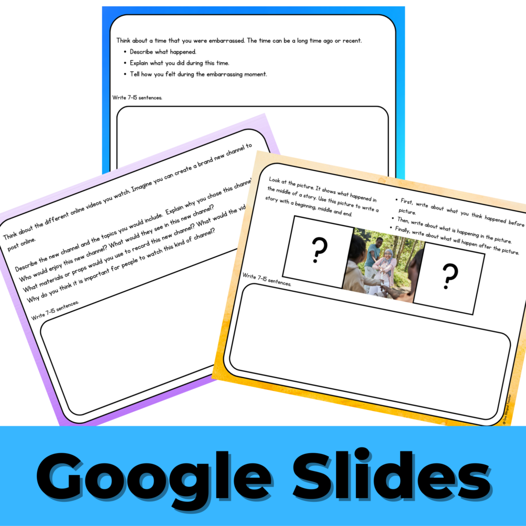 ESL Test Prep Narrative Writing Prompts Set 1 | Made By Teachers