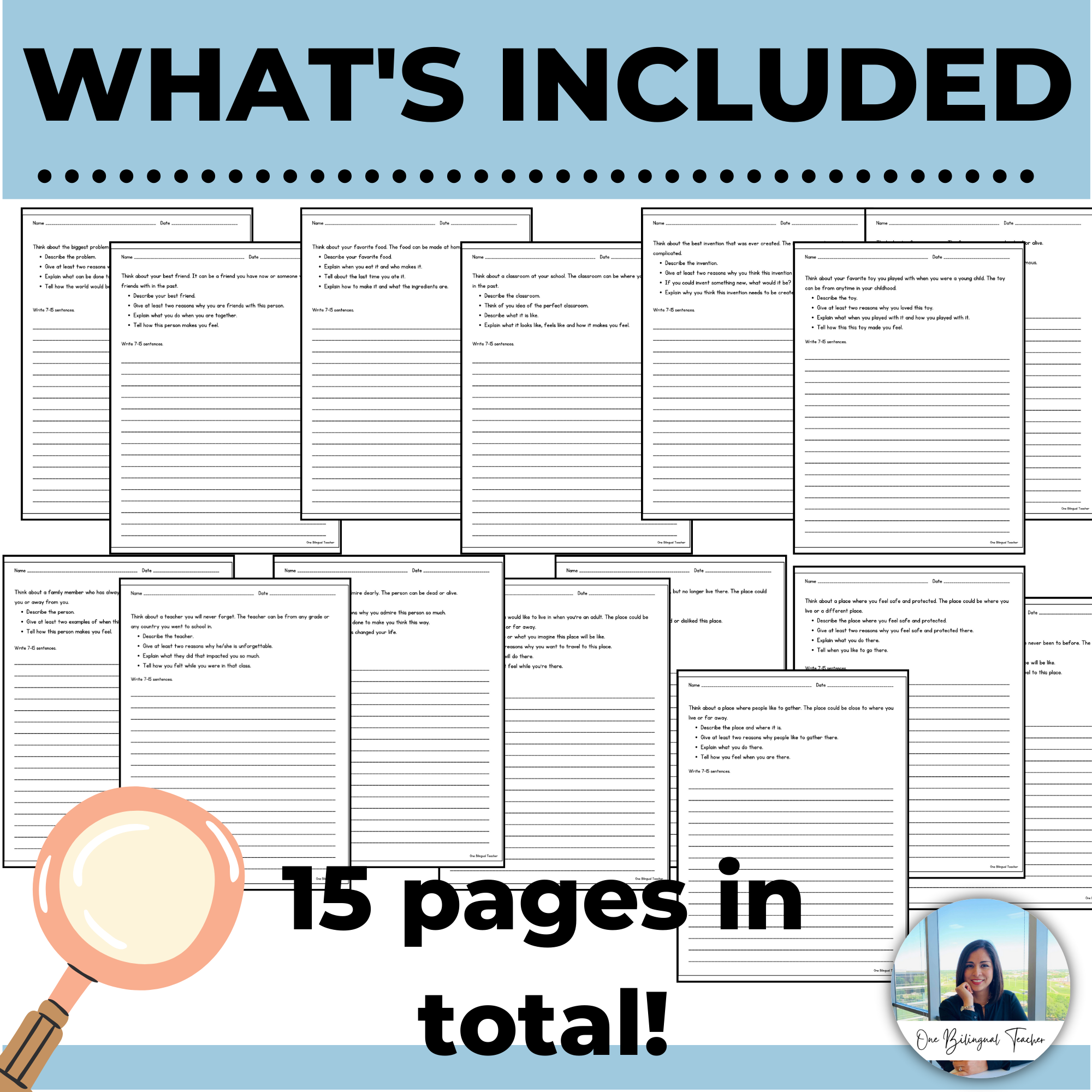 ESL Test Prep Narrative Writing Prompts Set 2 | Made By Teachers