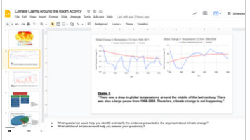 7th Science Lesson Factors of Global Temp Change OAS 7.ESS3.5 NGSS MS ...