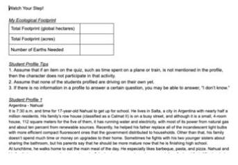 7th Science Lesson Human Population and Resources OAS 7.ESS3.4 NGSS MS ...