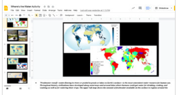 7th Science Lesson Human Population and Resources OAS 7.ESS3.4 NGSS MS ...