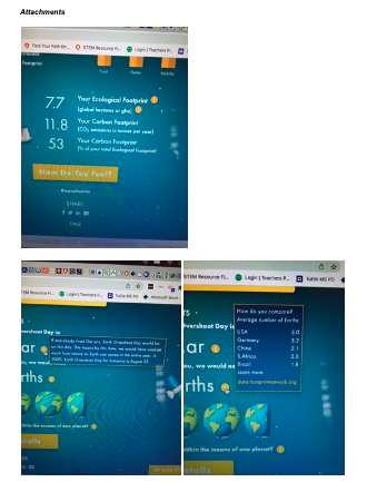 7th Science Lesson Human Population and Resources OAS 7.ESS3.4 NGSS MS ...