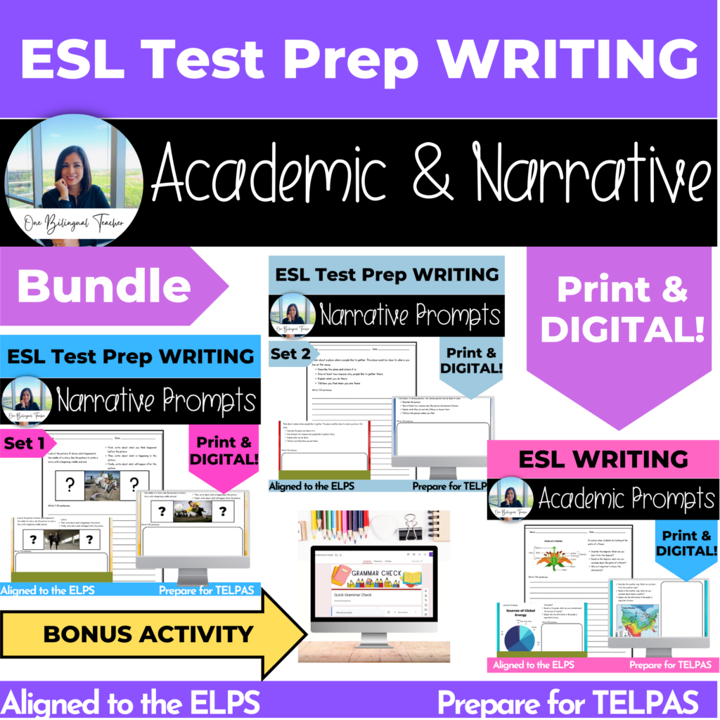 English Language Proficiency Writing Bundle | Made By Teachers