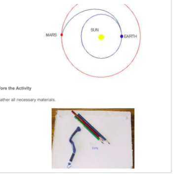 8th Science Lesson Role of Gravity OAS 8.ESS1.2 NGSS MS-ESS1-2 | Made ...