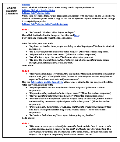 8th Earth Science Lesson Plans Bundle OAS NGSS | Made By Teachers