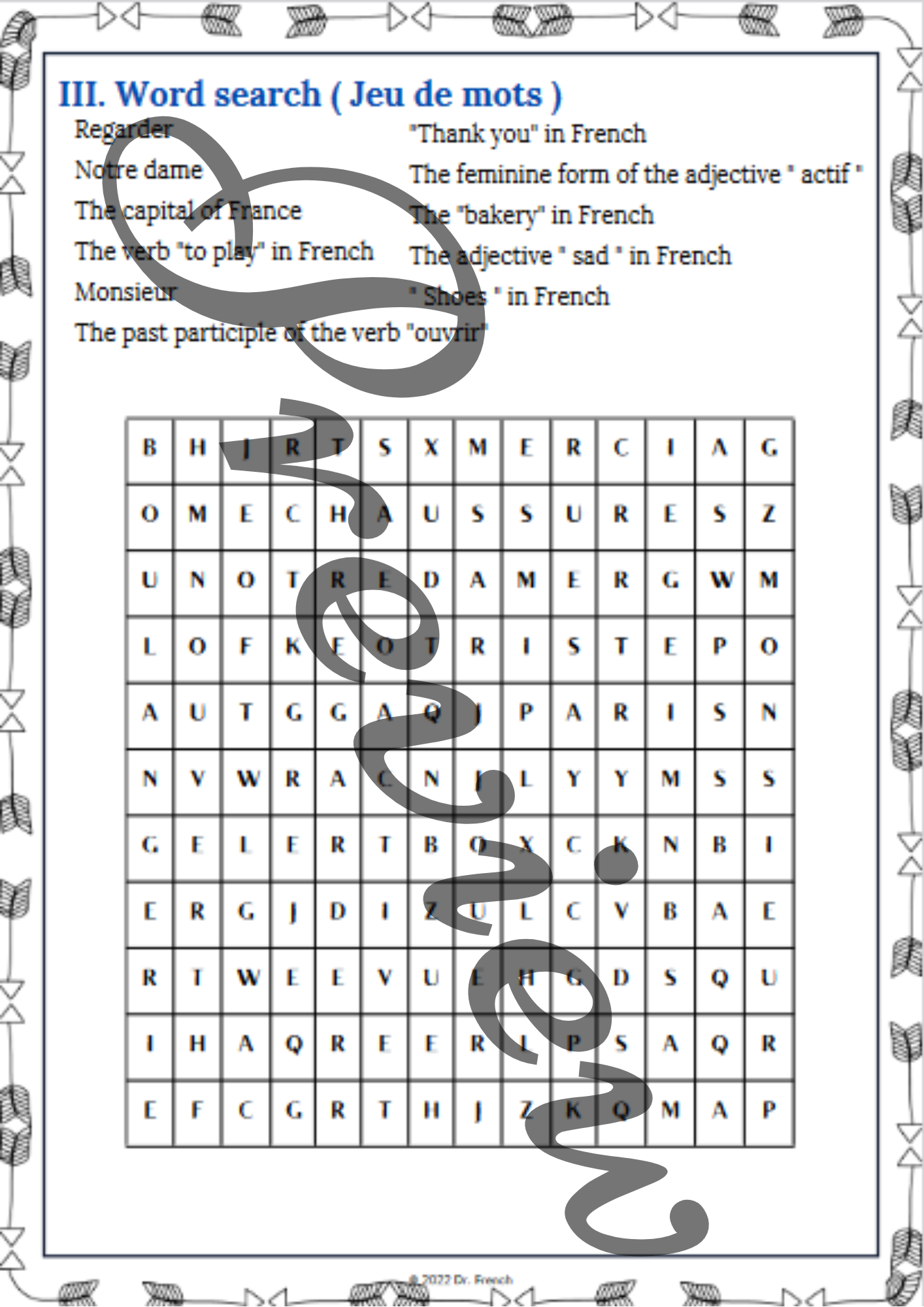 Notre dame de Paris : French Emergency sub plan / Plan de Leçon d ...