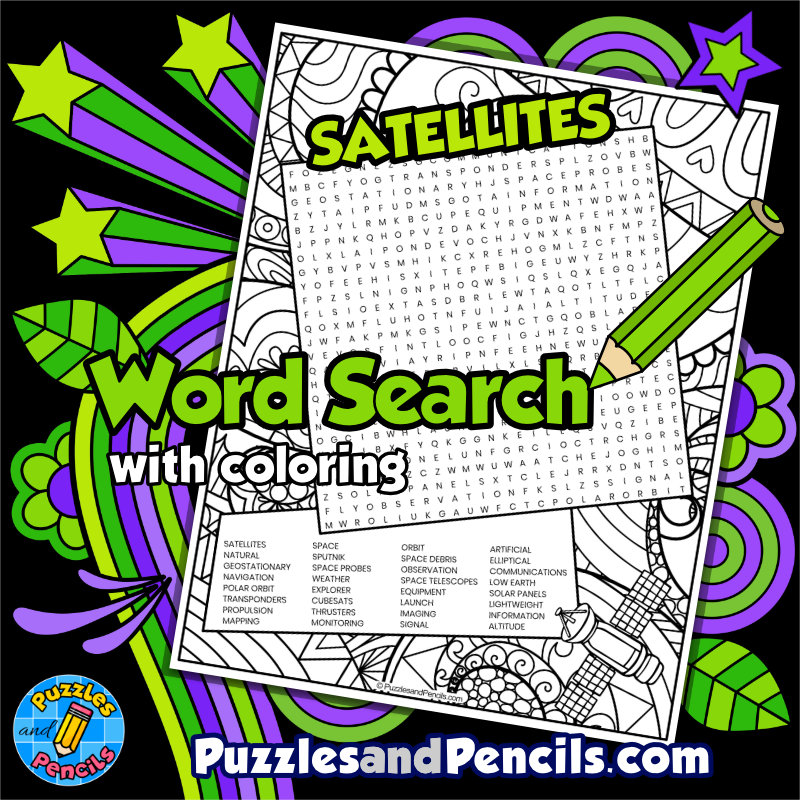 Save Our Planet Word Search Puzzle with Coloring | Earth Day Wordsearch ...