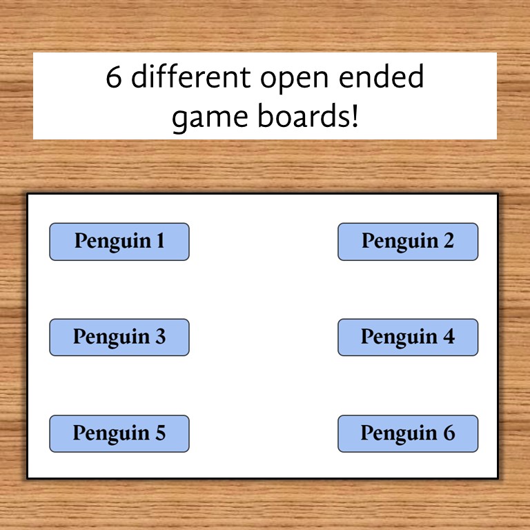 Winter Open-Ended Game: Find the Penguin! BOOM Card™ | Made By Teachers