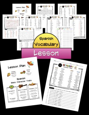 Spanish Character Traits Lesson Packet | Made By Teachers