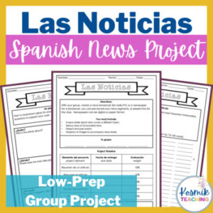 Las Noticias Spanish News Report Project | Made By Teachers