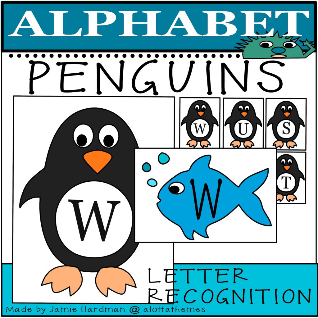 Penguin | letter recognition |alphabet printable | alphabet matching ...