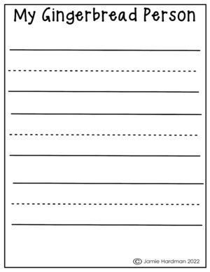 Gingerbread | Holiday Bulletin board set | craftivity | writing | Made ...