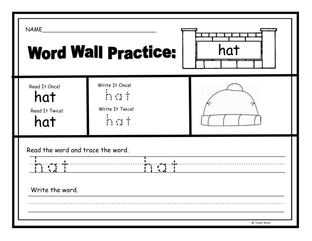 January Word Wall With Word Practice | Made By Teachers