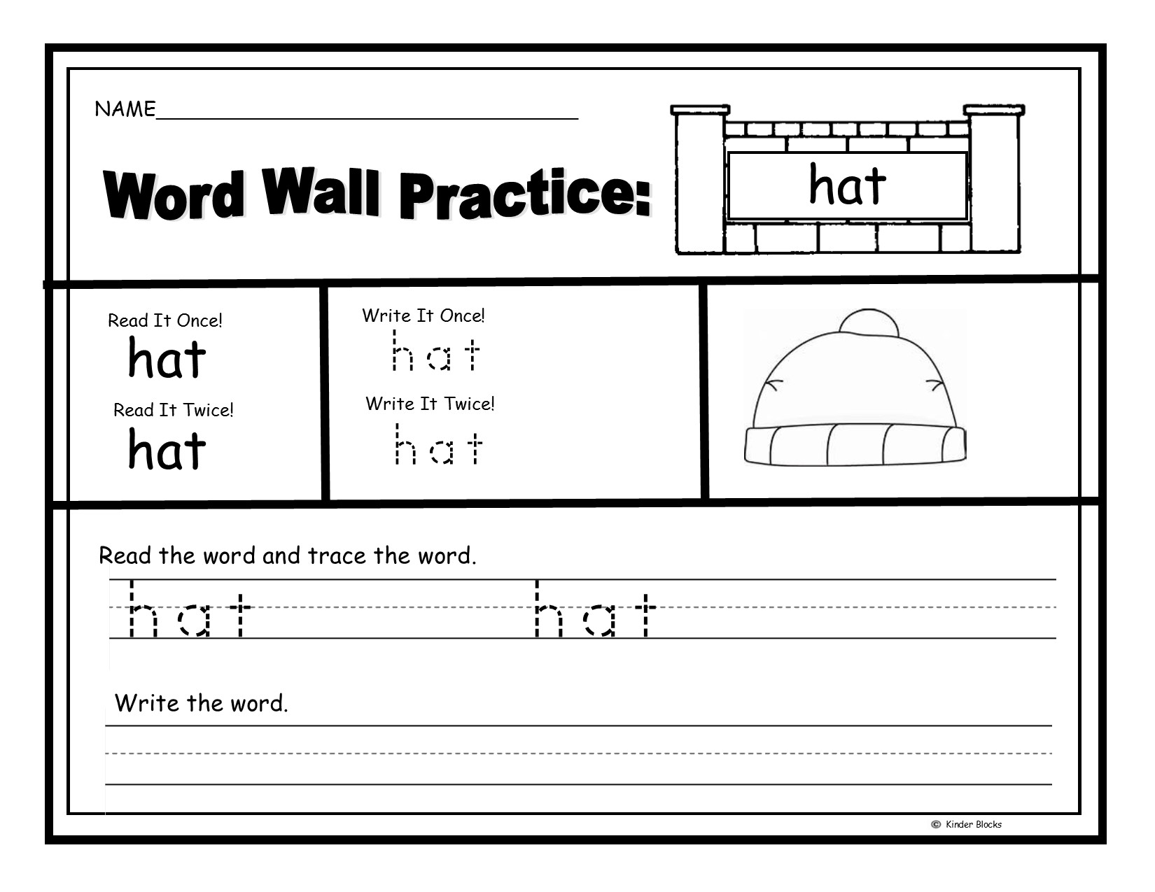 January Word Wall With Word Practice | Made By Teachers