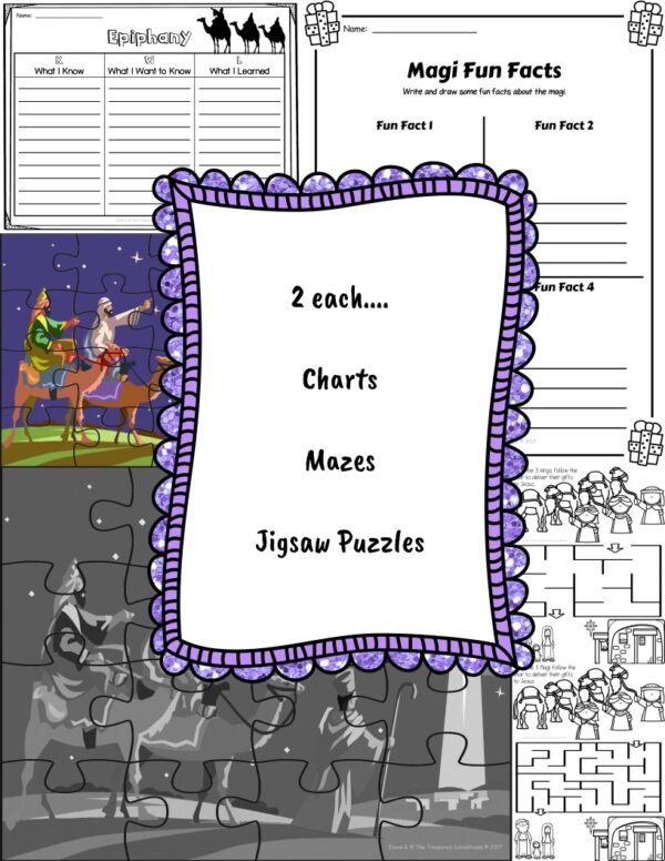 Epiphany Puzzle and Activity Pack | Made By Teachers