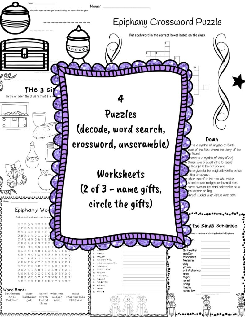 Epiphany Puzzle and Activity Pack | Made By Teachers