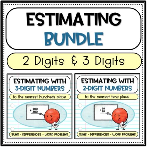 Estimating Sums and Differences BUNDLE! - Practice Worksheets & Word ...