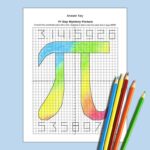 Pi Day Coordinate Plane Mystery Graphing Picture Four Quadrant March ...
