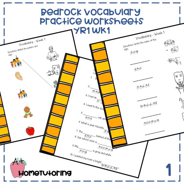 Bedrock Practice Sheets YR1 WK1 | Made By Teachers