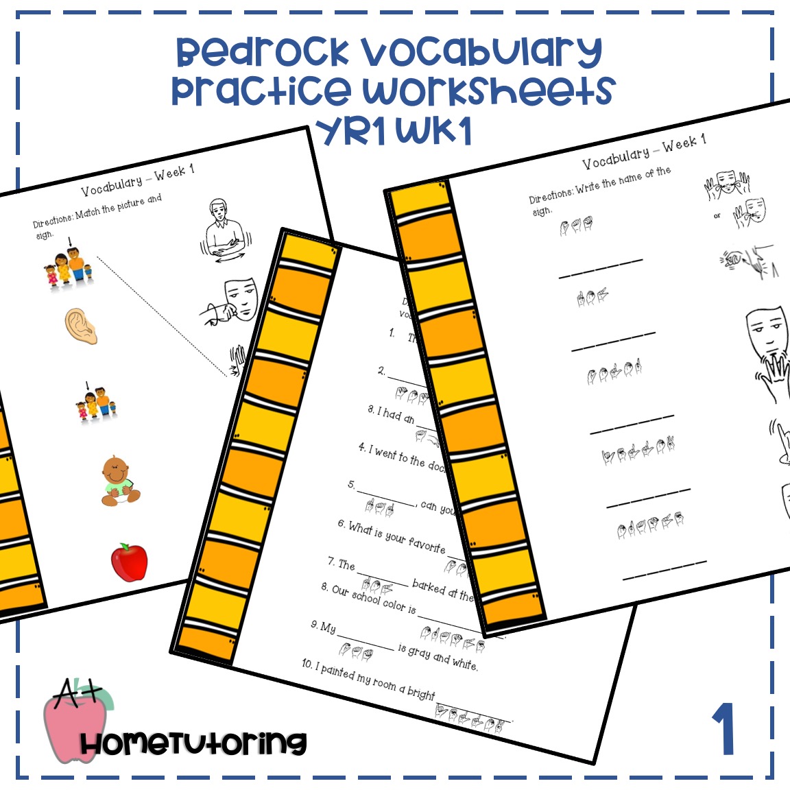 Bedrock Practice Sheets YR1 WK1 | Made By Teachers