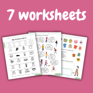 7 Worksheets for the Clothes Unit in Spanish Class - La Ropa | Made By ...