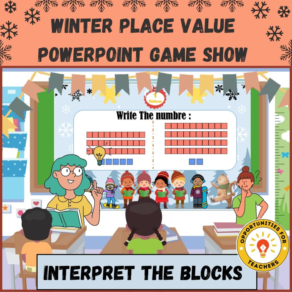 Winter Place Value Game PowerPoint | Made By Teachers