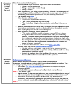 6th Science Lesson Cells and Living Things OAS 6.LS1.1 NGSS MS-LS1-1 ...