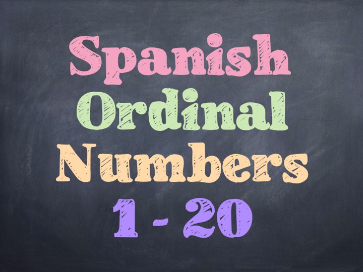 Spanish Math Ordinal Numbers PowerPoint | Made By Teachers