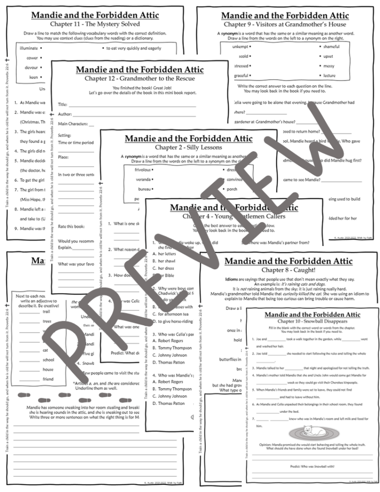 Mandie Books 1-5 Novel Studies Bundle | Made By Teachers