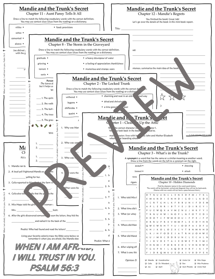 Mandie Books 1-5 Novel Studies Bundle | Made By Teachers