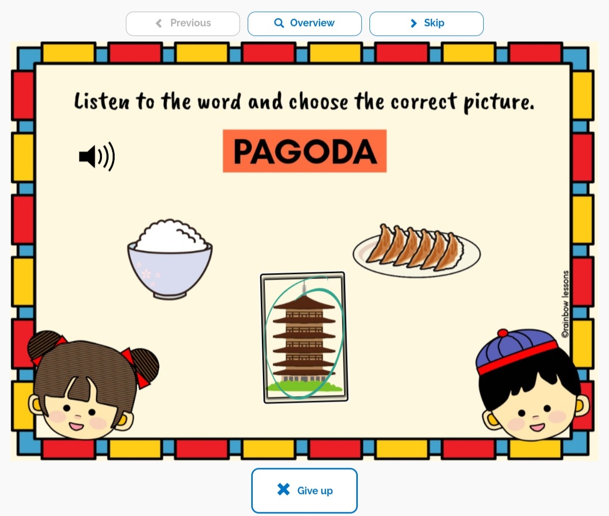 Chinese New Year Preschool | Chinese New Year Vocabulary Game | Lunar ...